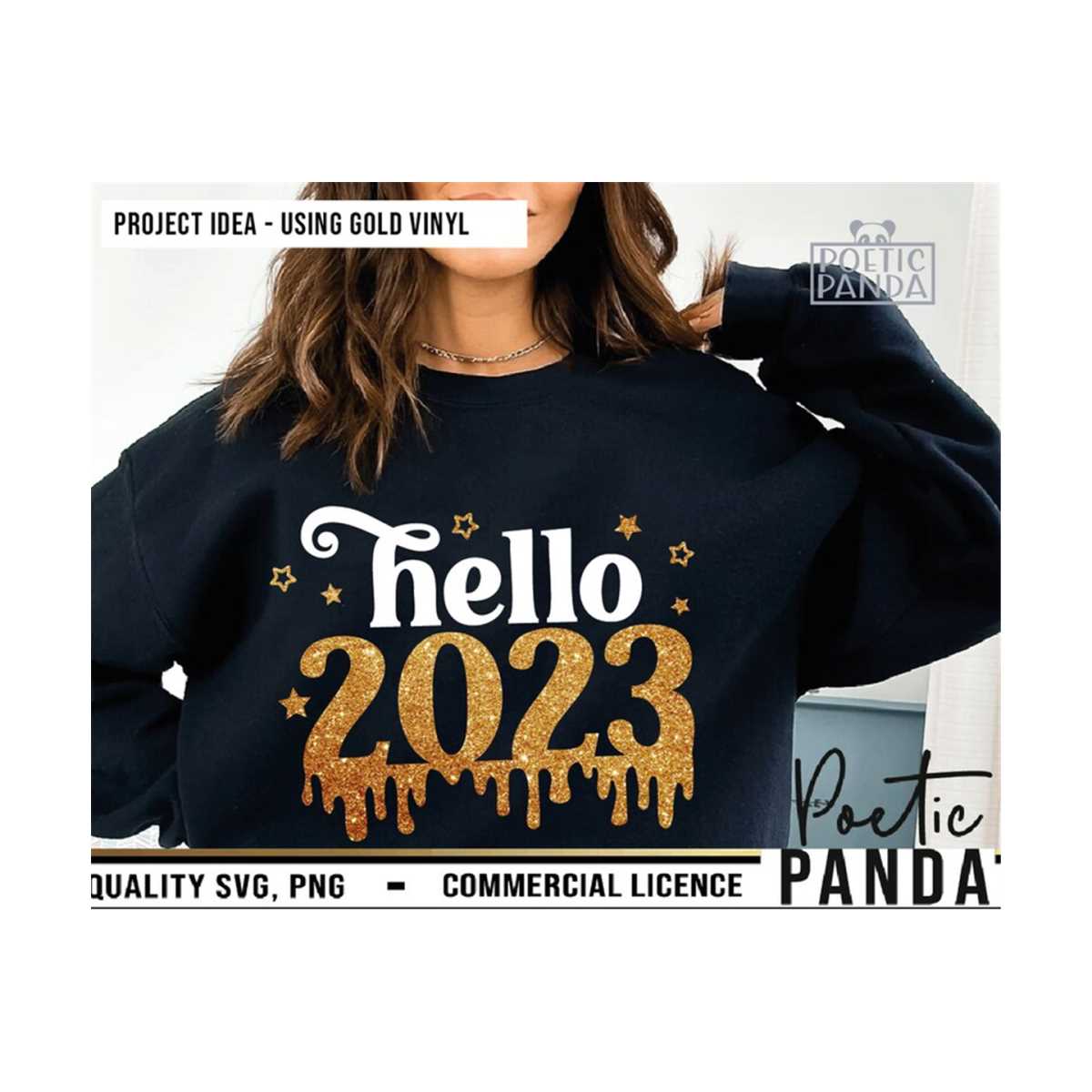 Hello 2023 SVG PNG, Afro Queen Svg, New Years Eve Shirt Svg, - Inspire ...