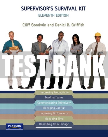 Test Bank For Supervisor's Survival Kit 11th Edition All Cha | Inspire ...
