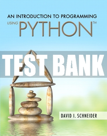Test Bank For Introduction to Programming Using Python, An 1 | Inspire ...