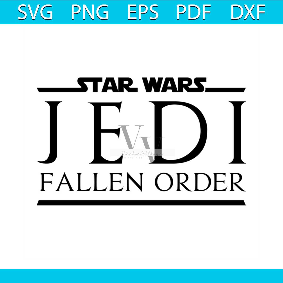 Star Wars Game Jedi Fallen Order Logo svg | Inspire Uplift