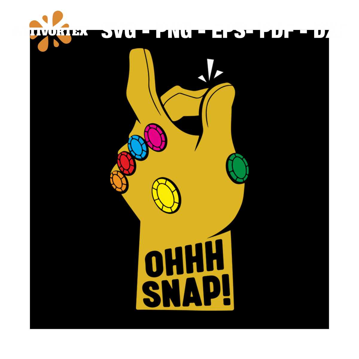 Ohhh Snap Thanos Hand svg | Inspire Uplift