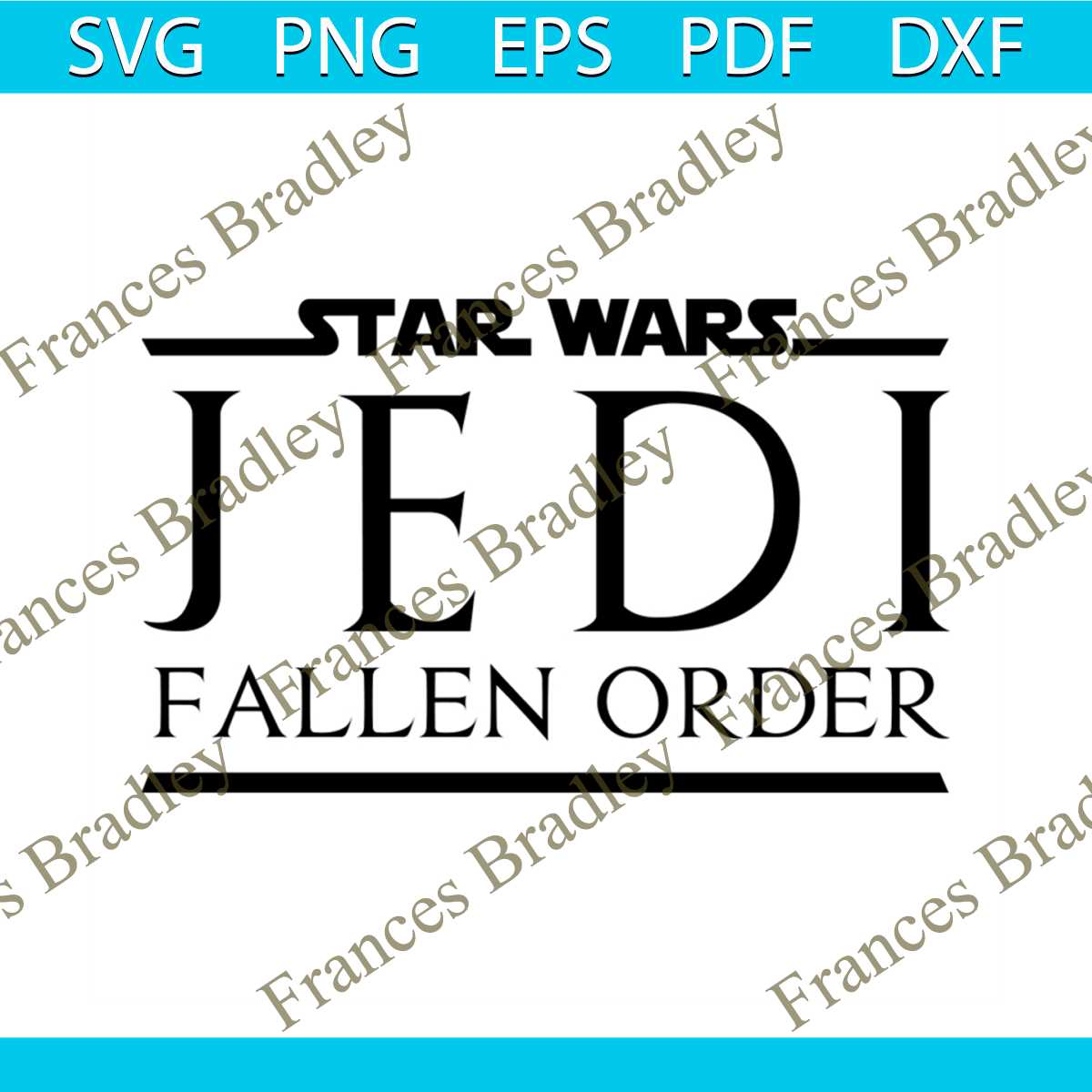Star Wars Game Jedi Fallen Order Logo svg | Inspire Uplift