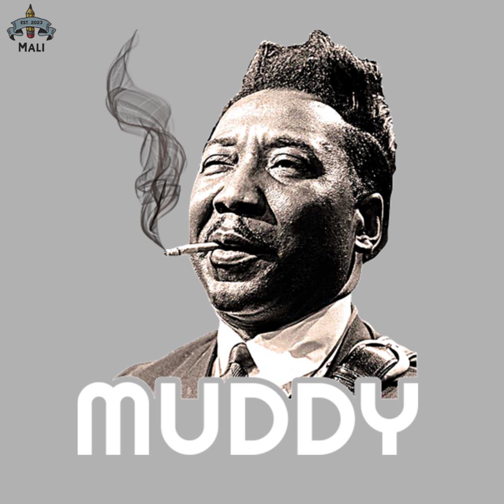 Muddy Waters Blues Icon Tribute Sublimation PNG Download | Inspire Uplift