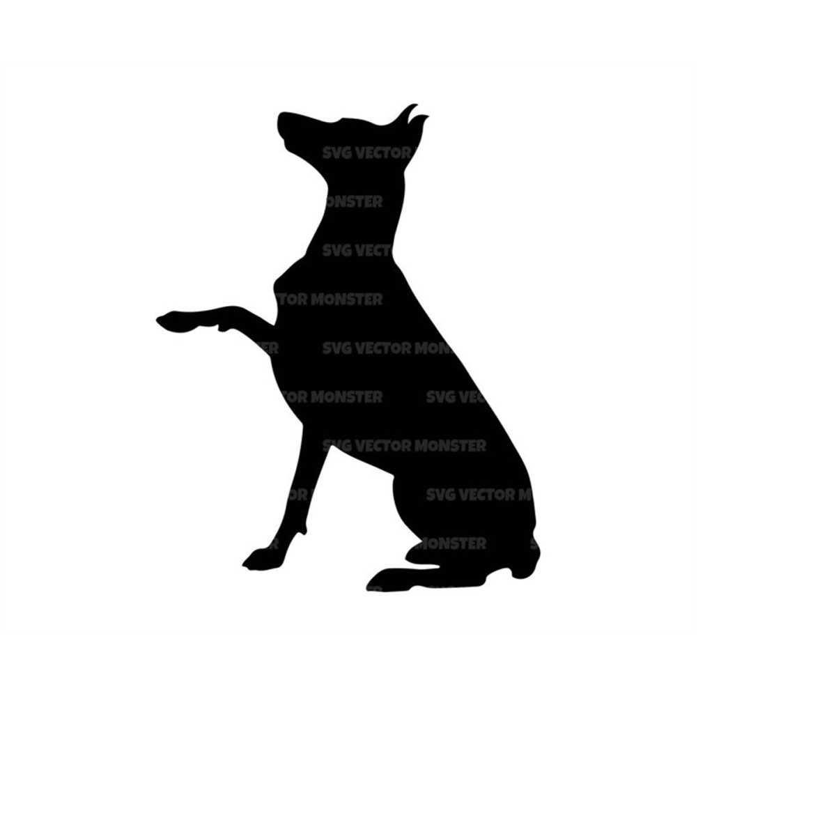 Doberman Svg, Dog Breed Svg. Vector Cut file for Cricut, Sil | Inspire ...