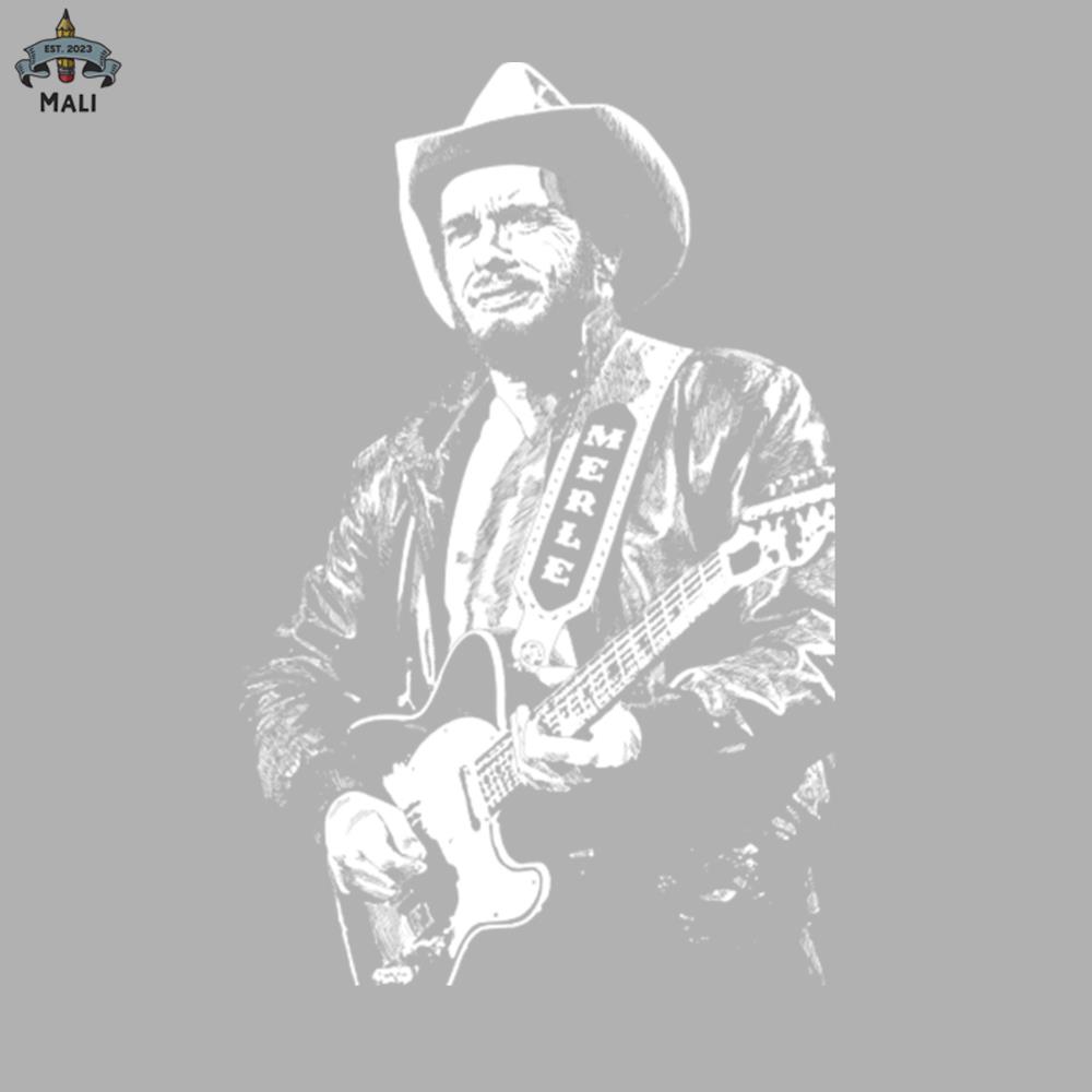 Merle Haggard Sublimation PNG Download | Inspire Uplift
