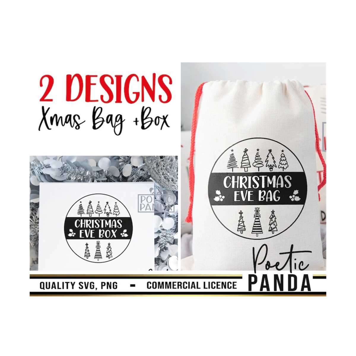 Christmas Eve Box SVG PNG, Santa Sack Svg, Cricut Files, Chr | Inspire ...