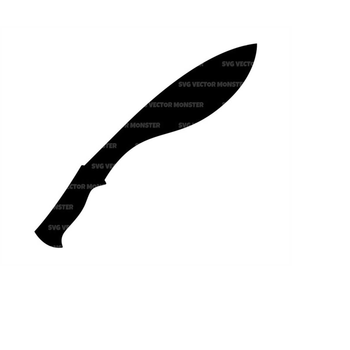 Kukri Svg, Knife Svg, Sword Svg, Blade Svg. Vector Cut file - Inspire ...