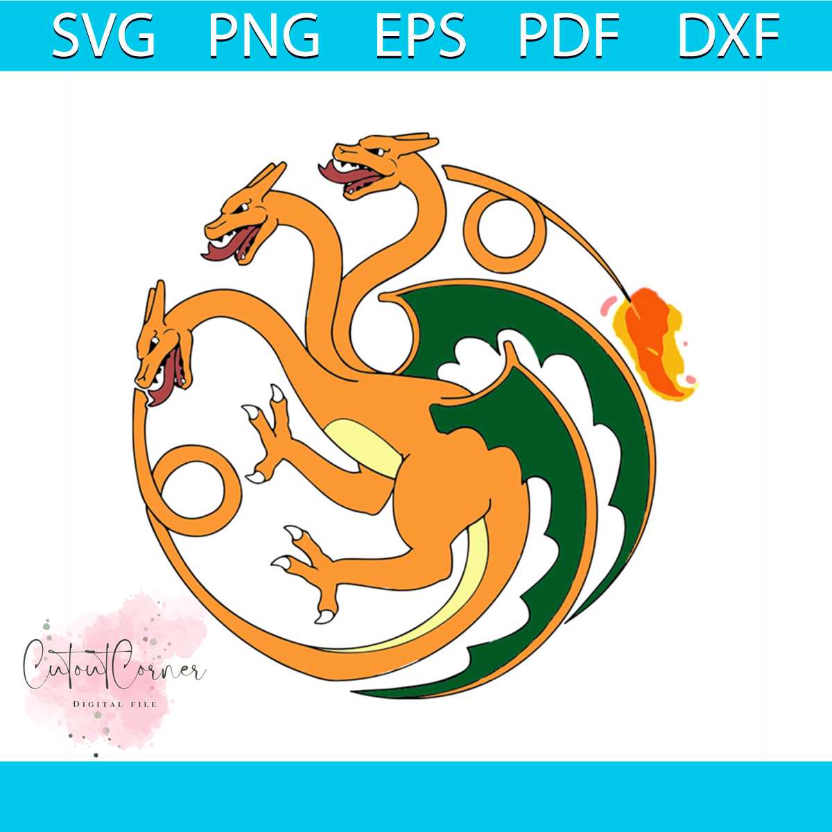 House of Charizard svg | Inspire Uplift