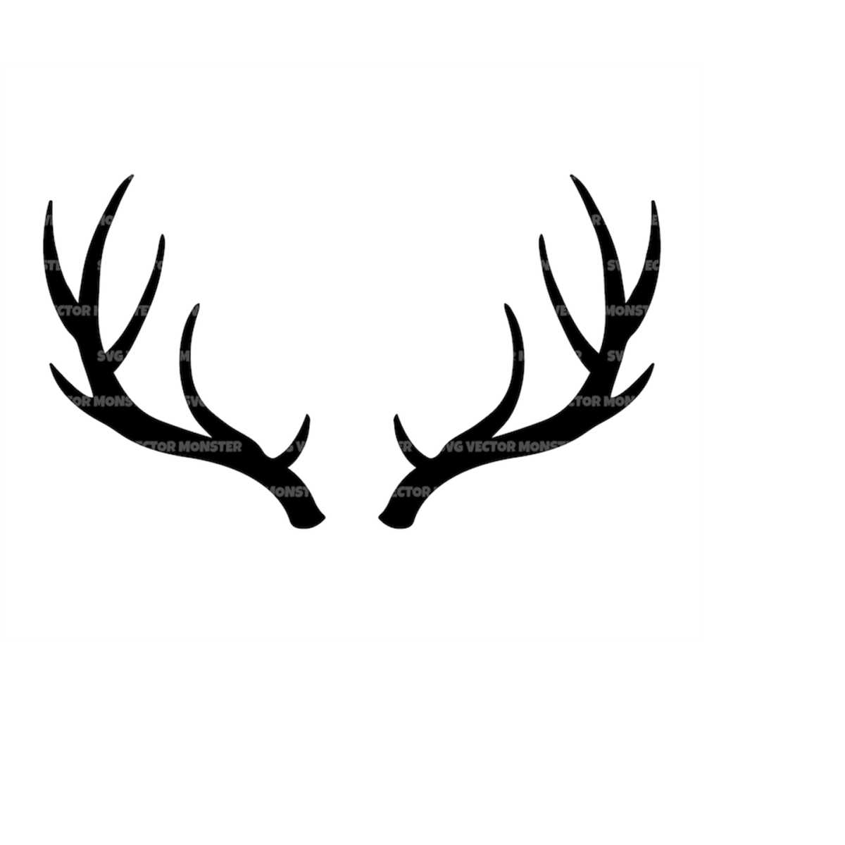 Reindeer Antlers Svg, Deer Antlers Svg. Vector Cut file for - Inspire ...