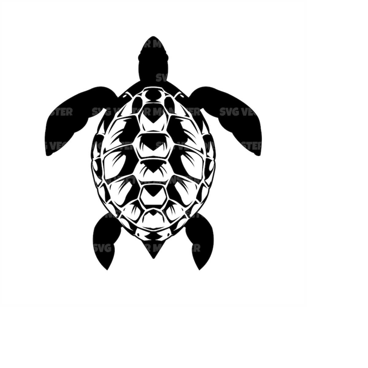 Sea Turtle Svg. Vector Cut file for Cricut, Silhouette, Pdf | Inspire ...
