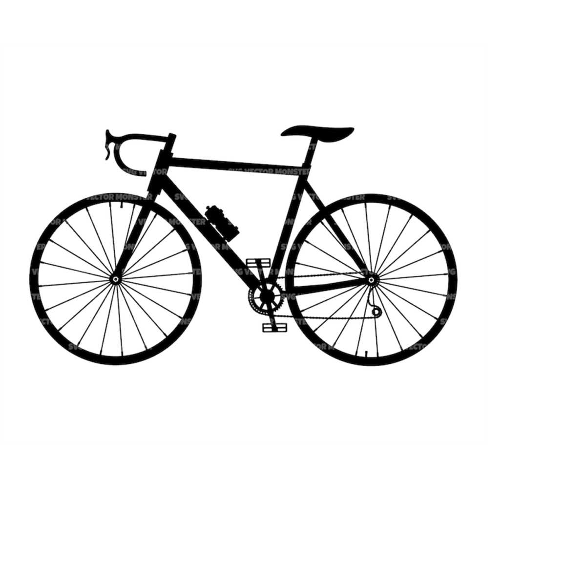Road Bike Svg, Racing Bike Svg, Bicycle Svg. Vector Cut file - Inspire ...