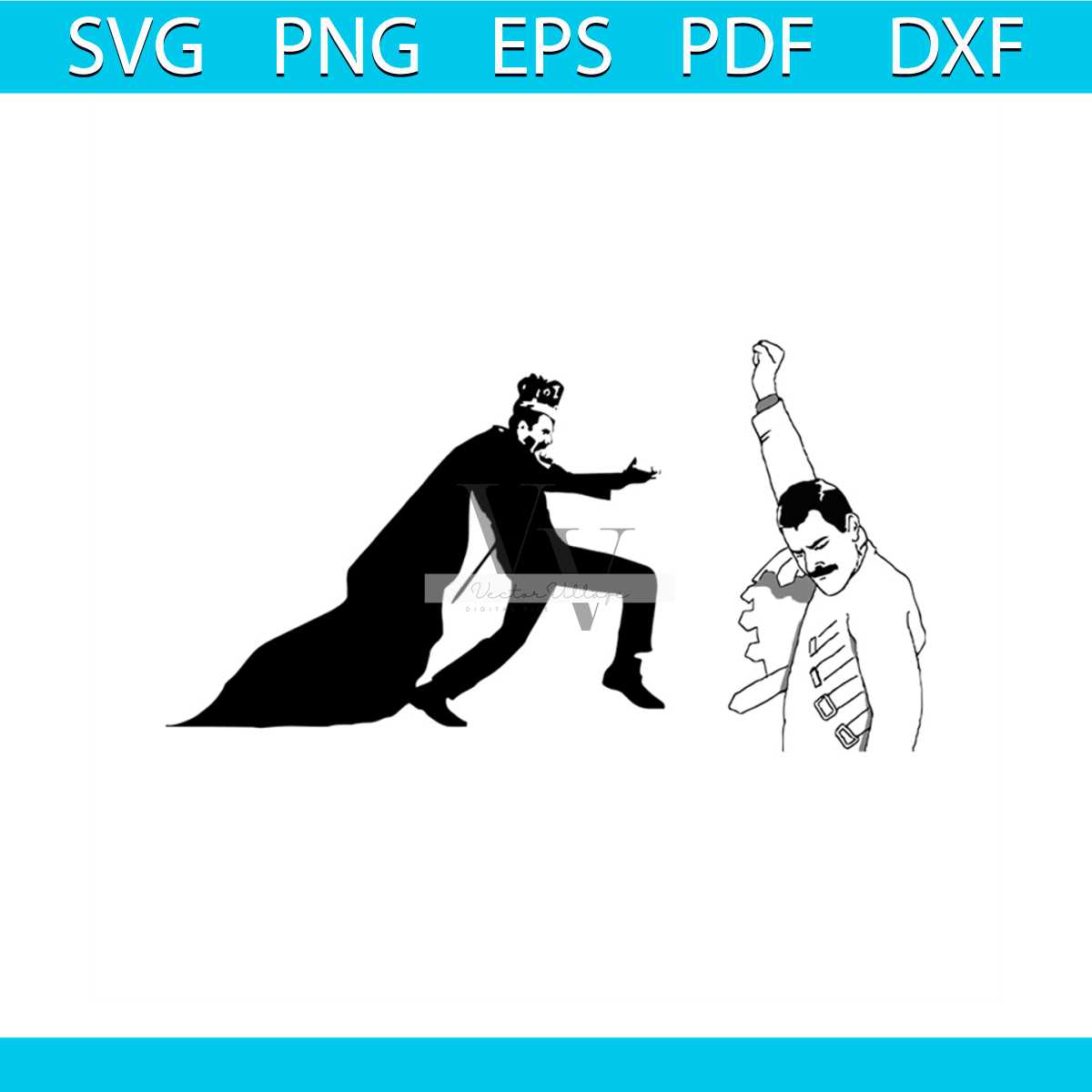 Freddie Mercury Svg, Famous People Svg, Freddie Svg, Mercury | Inspire ...