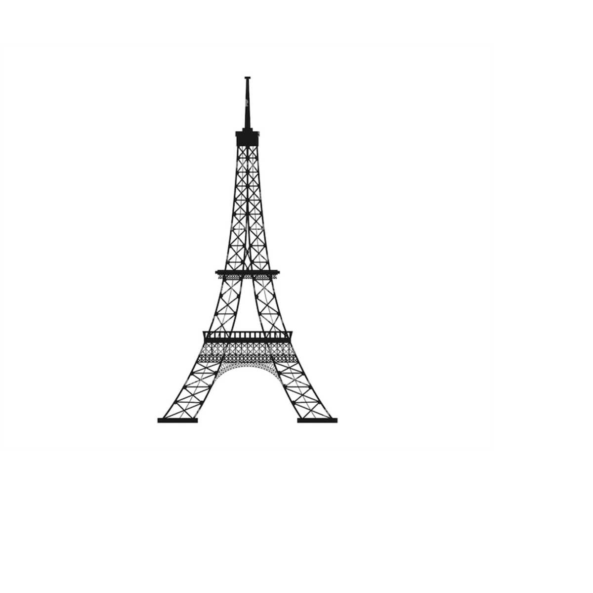 Eiffel Tower Svg, France Svg, Paris Svg. Vector Cut file for | Inspire ...