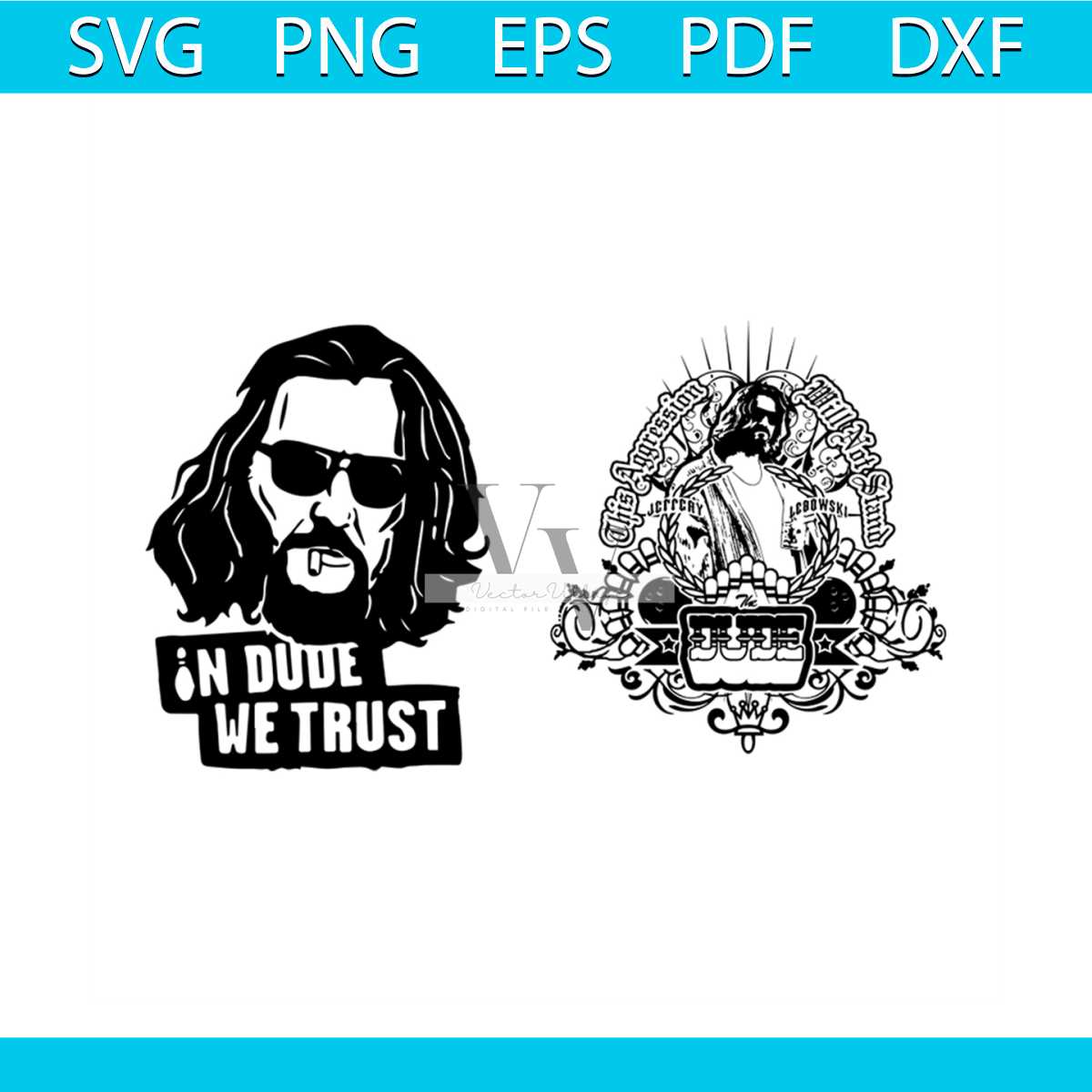 The Dude Abides The Big Lebowski Svg, Famous People Svg, In | Inspire ...