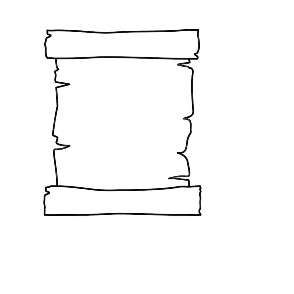 Scroll Paper Svg, Papyrus Roll. Vector Cut file for Cricut, - Inspire ...