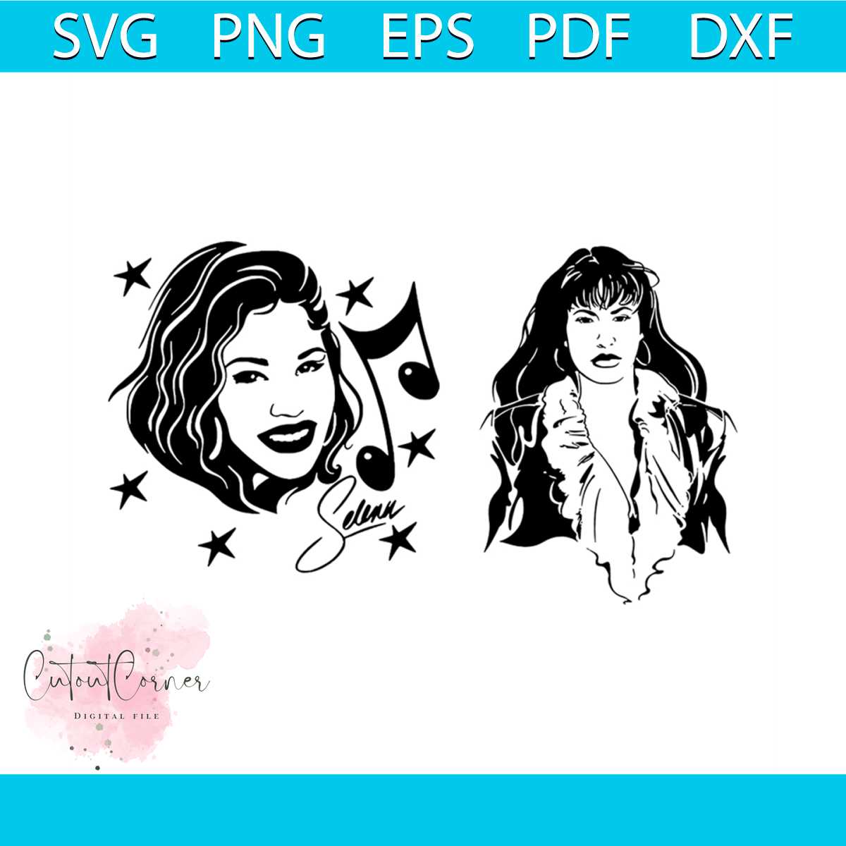 Selena Quintanilla Svg, Famous People Svg, Selena Quintanill | Inspire ...