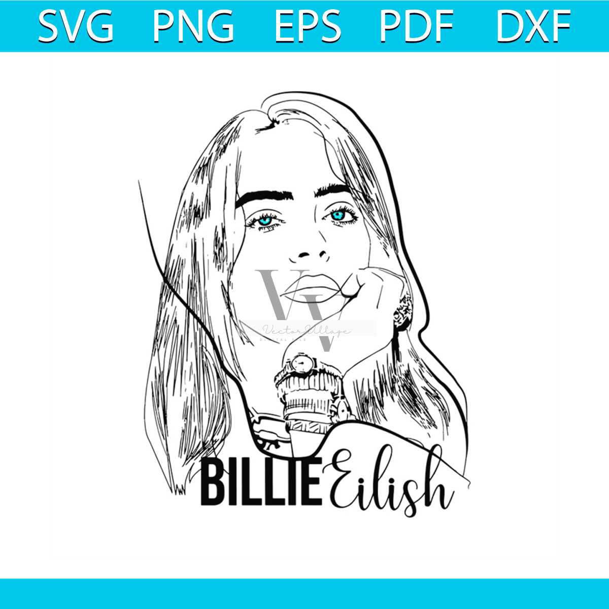 Billie Eilish Svg, Famous People Svg, Billie Eilish, Billie | Inspire ...