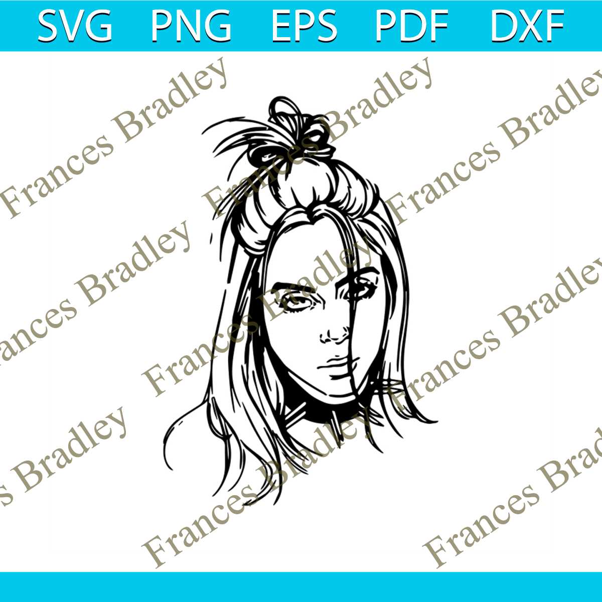 Billie Eilish Svg, Famous People Svg, Billie Eilish, Billie | Inspire ...