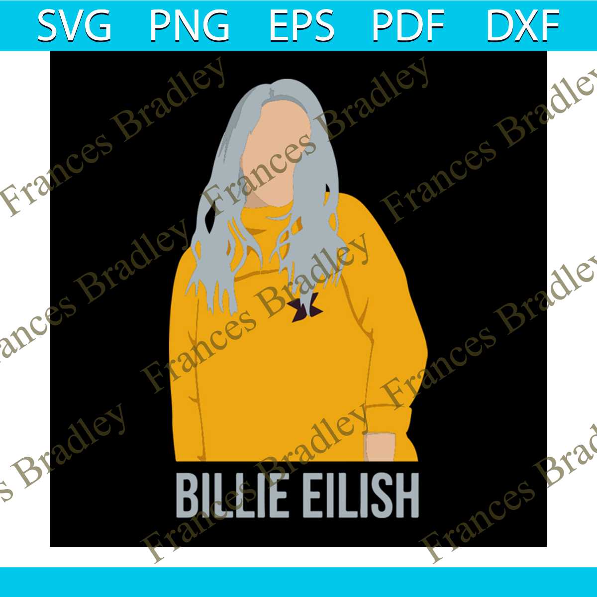 Billie Eilish Svg, Famous People Svg, Billie Eilish, Billie | Inspire ...