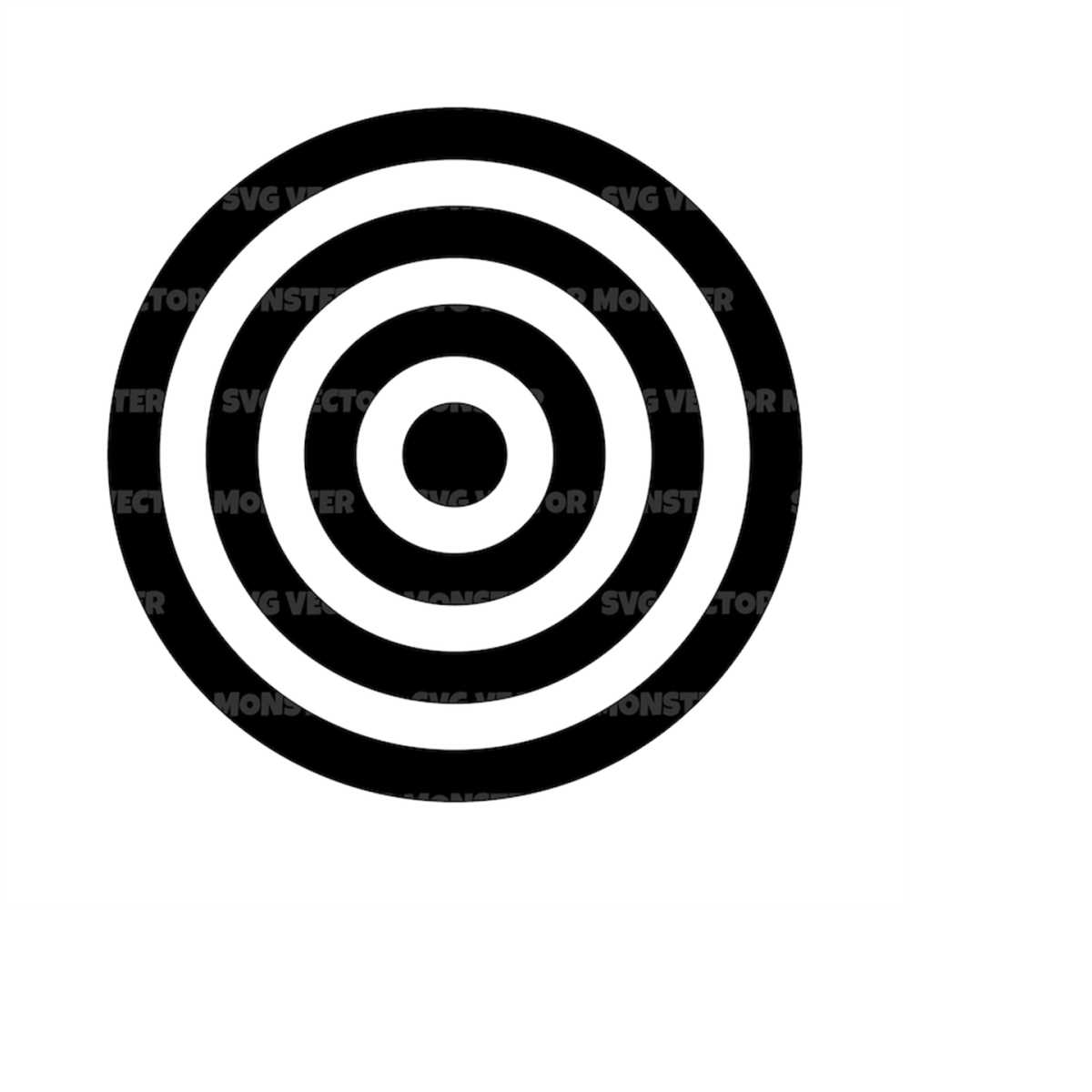 Target Svg, Bullseye Svg. Vector Cut file for Cricut, Silhou - Inspire ...