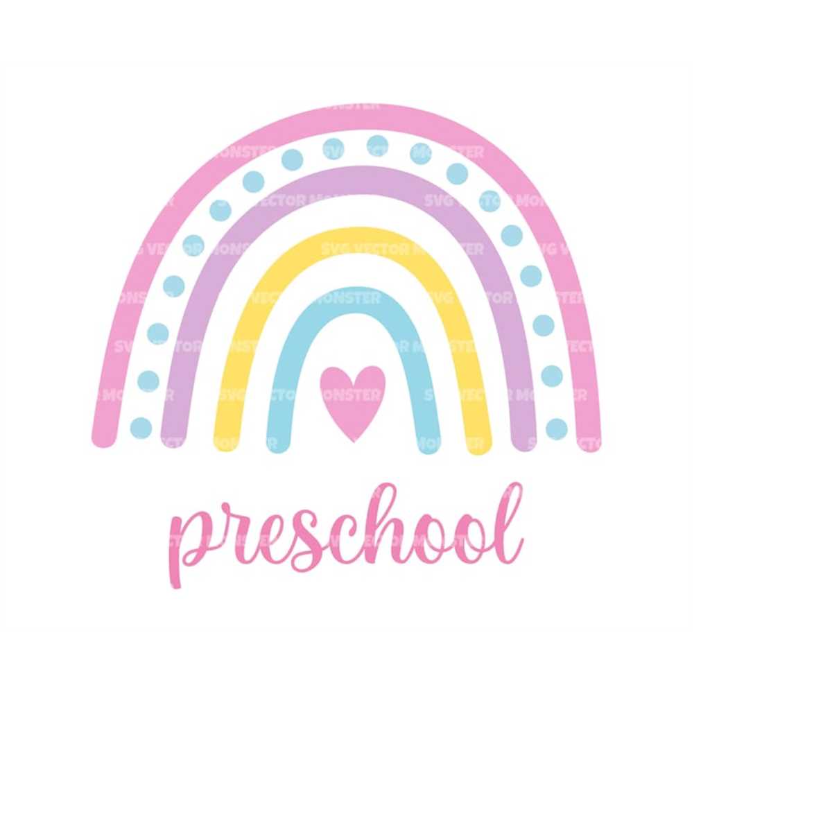 Preschool Svg, Boho Rainbow Svg, Kindergarten Svg, Teacher L - Inspire ...