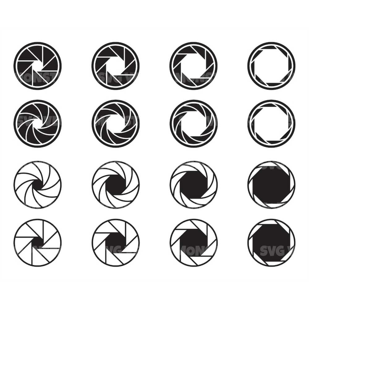 Camera Shutter Svg, Camera Lens Svg, Photography Svg Vector - Inspire ...