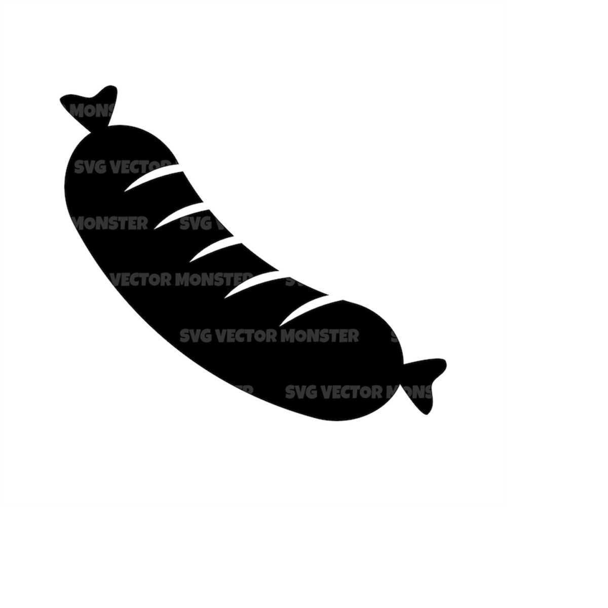 Sausage Svg, Bbq Svg, Grilling Svg Vector Cut file for Cricu - Inspire ...