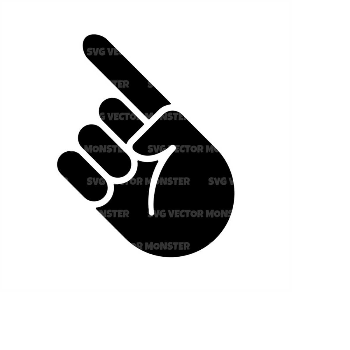 Pointing Finger Svg, Hand Gesture Svg, Vector Cut file for C - Inspire ...