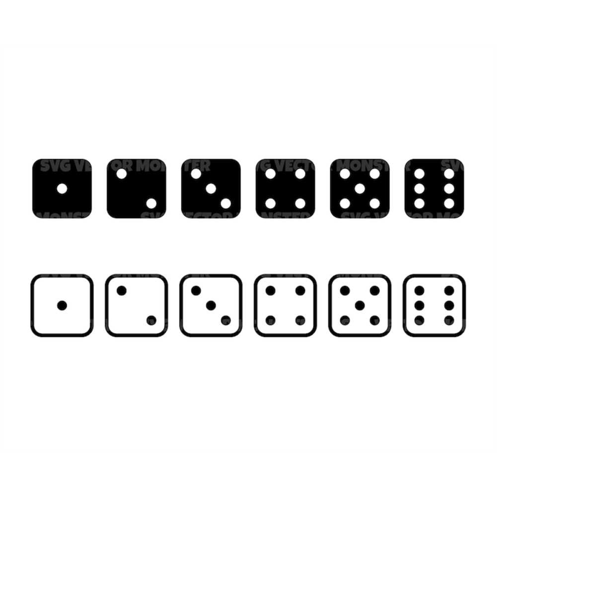 Dice Sides Svg. Gambling Svg. Vector Cut file for Cricut, Si - Inspire Uplift