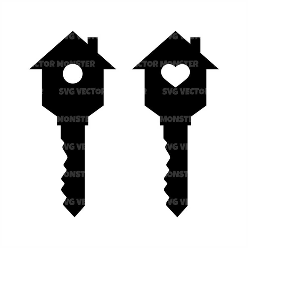 House Keys Bundle Svg. Vector Cut file for Cricut, Silhouett - Inspire ...