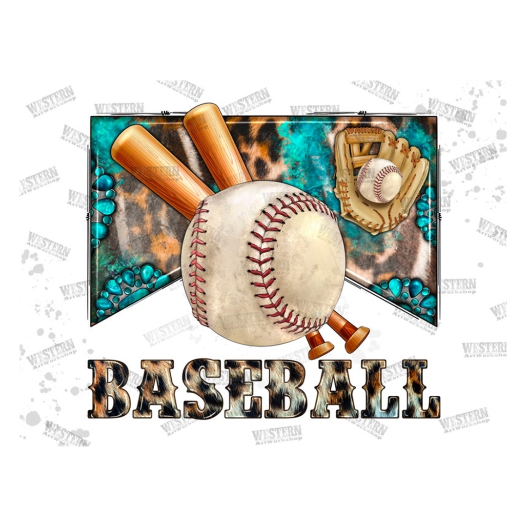 Western Baseball Sublimation Png, Baseball Design Png, Baseb | Inspire ...