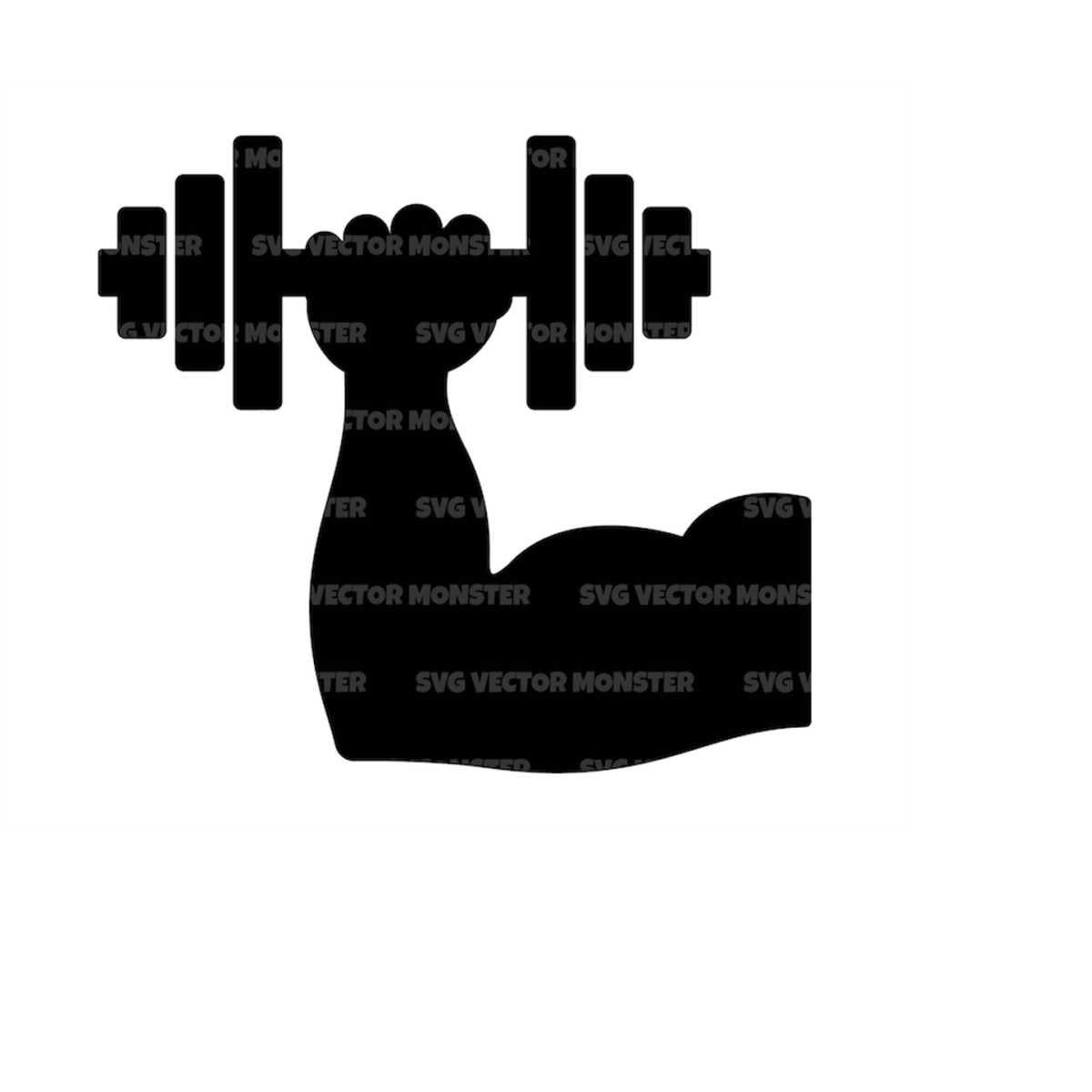 Dumbbell Svg, Barbell Svg, Workout Svg, Bodybuilding Svg. Ve - Inspire ...