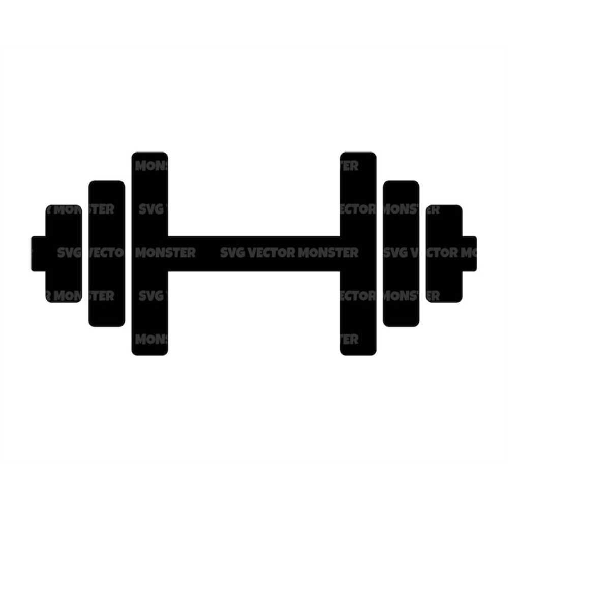 Dumbbell Svg, Barbell Svg, Weight Svg, Bodybuilding Svg. Vec - Inspire ...
