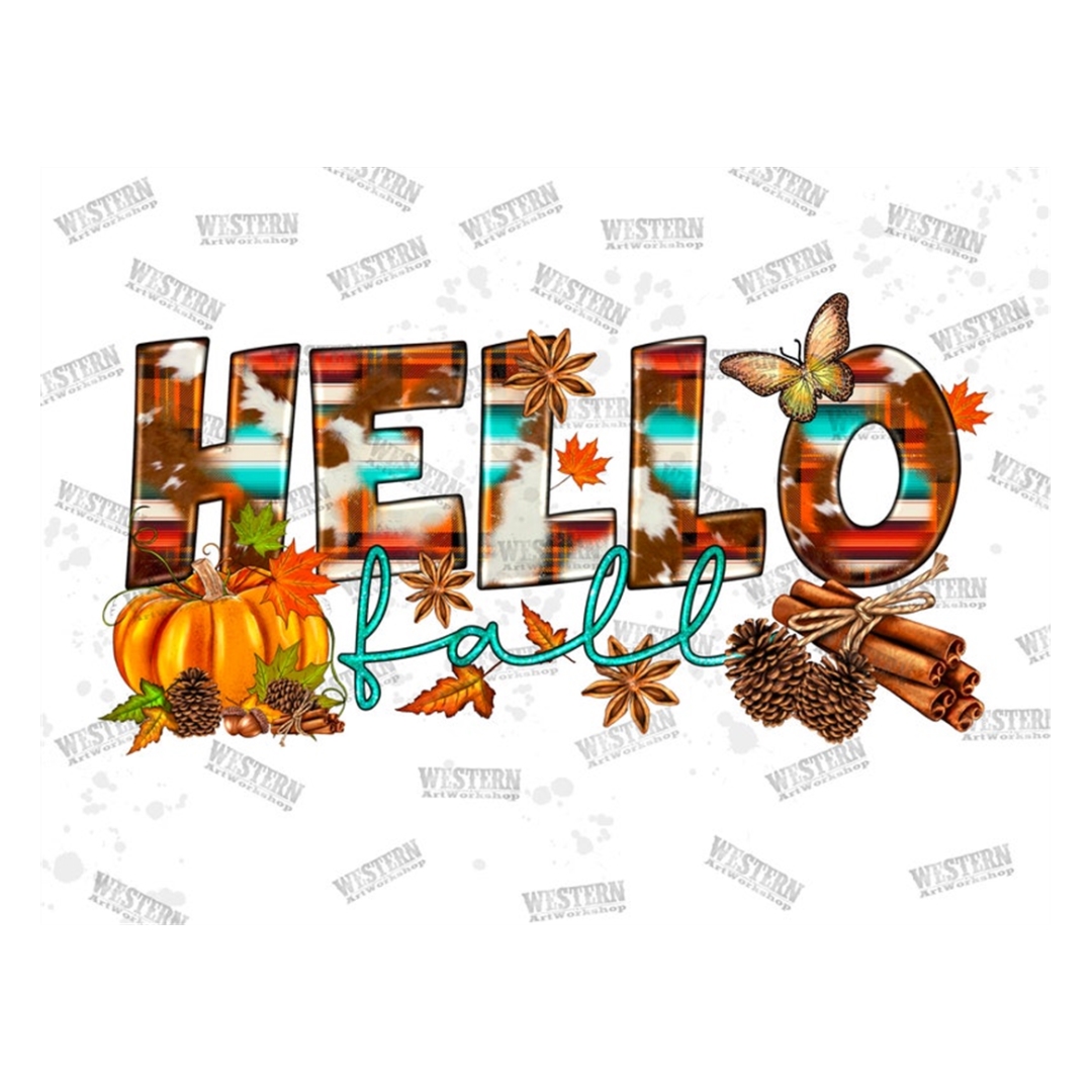 Hello Fall Png, Fall Png Sublimation Design, Fall Design Png | Inspire ...