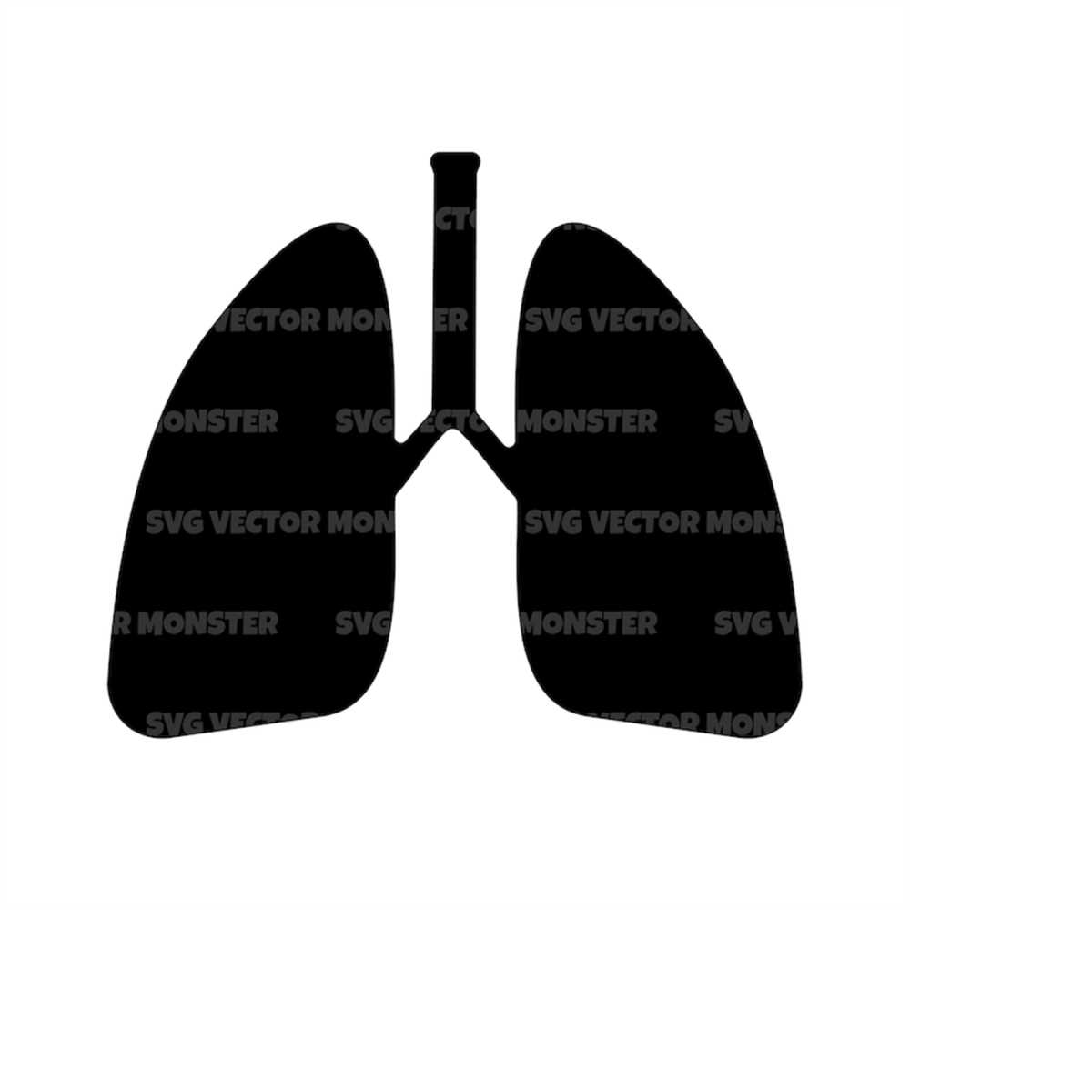 Lungs Svg, Lung Cancer Svg icon Clip art Svg, Vector Cut fil - Inspire ...