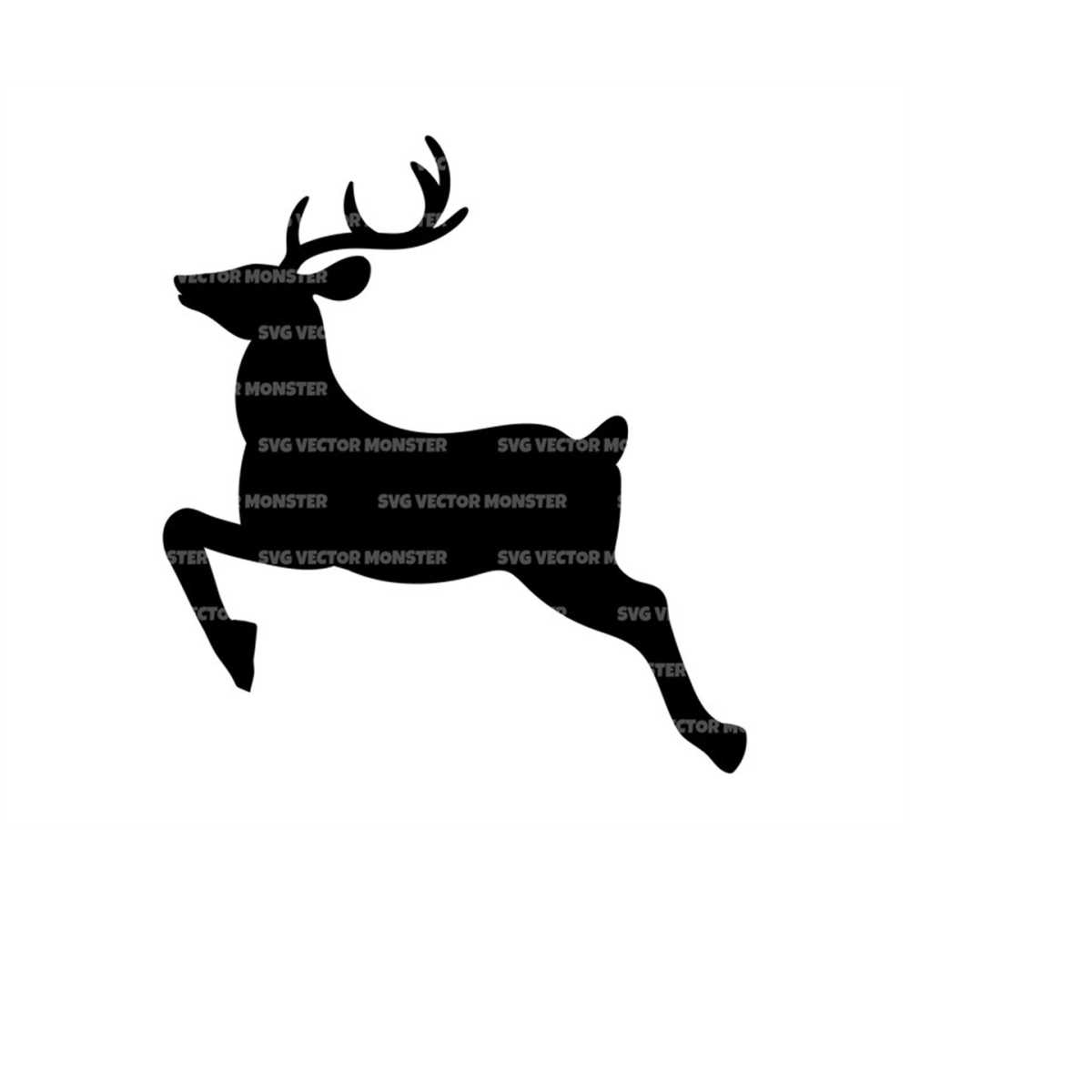 Christmas Reindeer Svg, Deer Svg. Vector Cut file for Cricut | Inspire ...