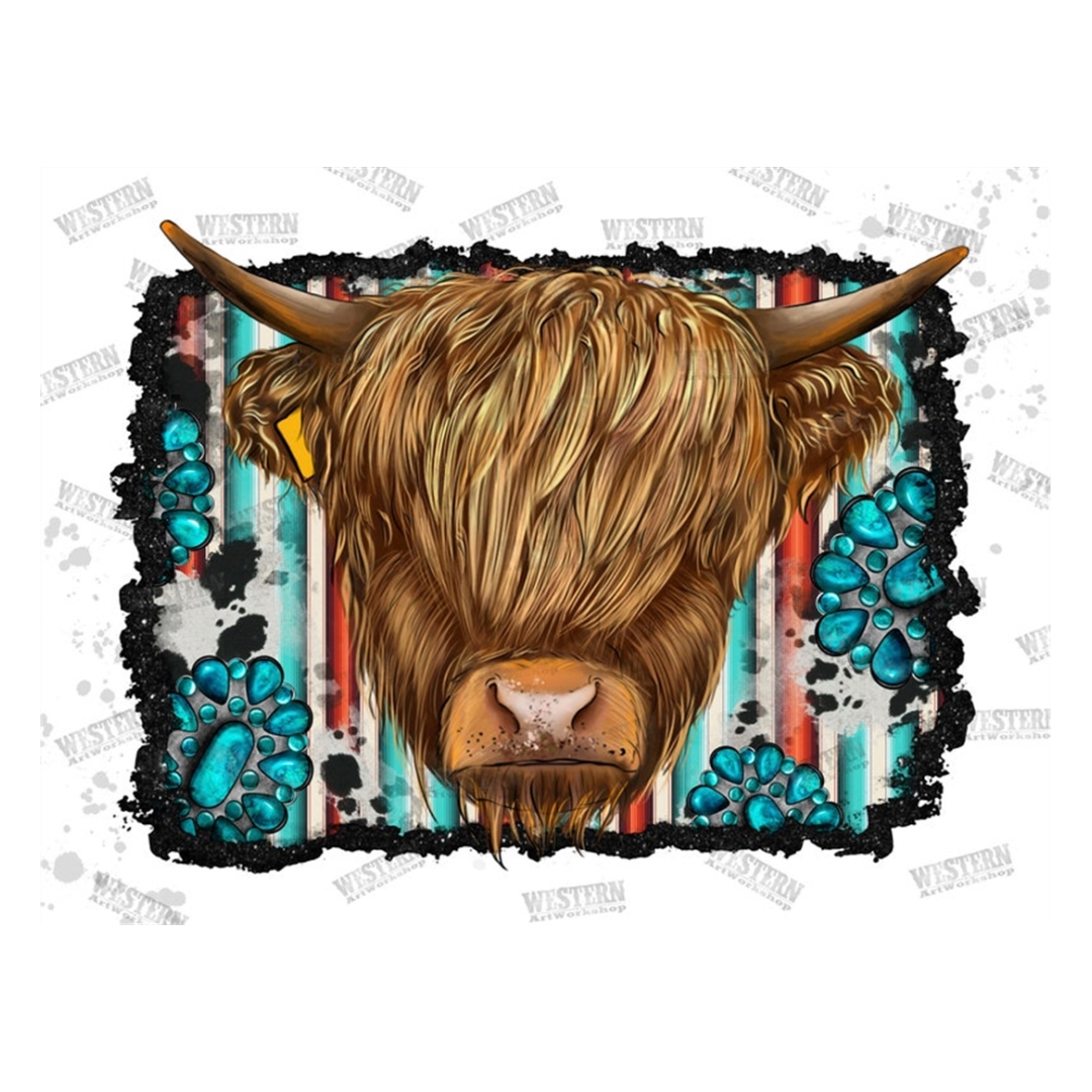 Highland Cow Background Png, Serape PNG, Cow PNG,Cowhide PNG - Inspire ...