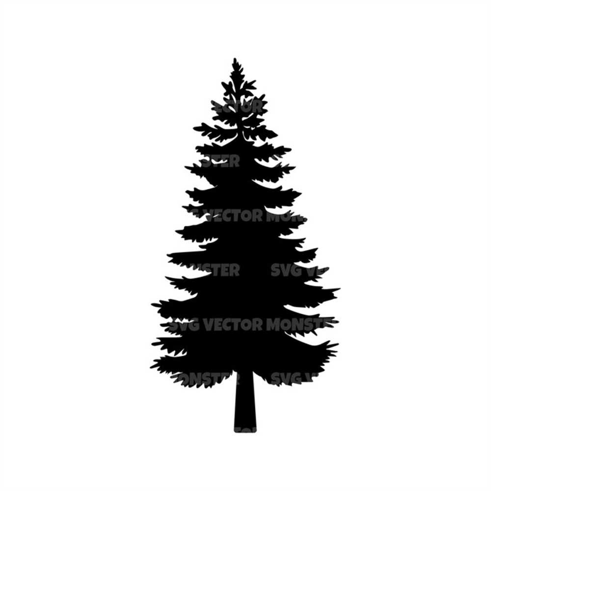 Tree Svg, Christmas Tree Svg. Vector Cut file for Cricut, Si | Inspire ...