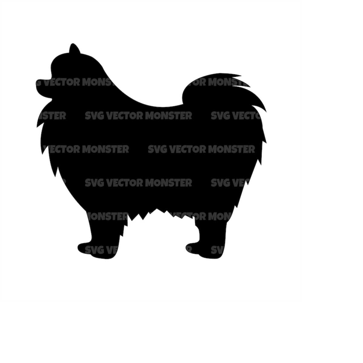 Pomeranian Svg. Vector Cut file for Cricut, Silhouette, Pdf - Inspire ...