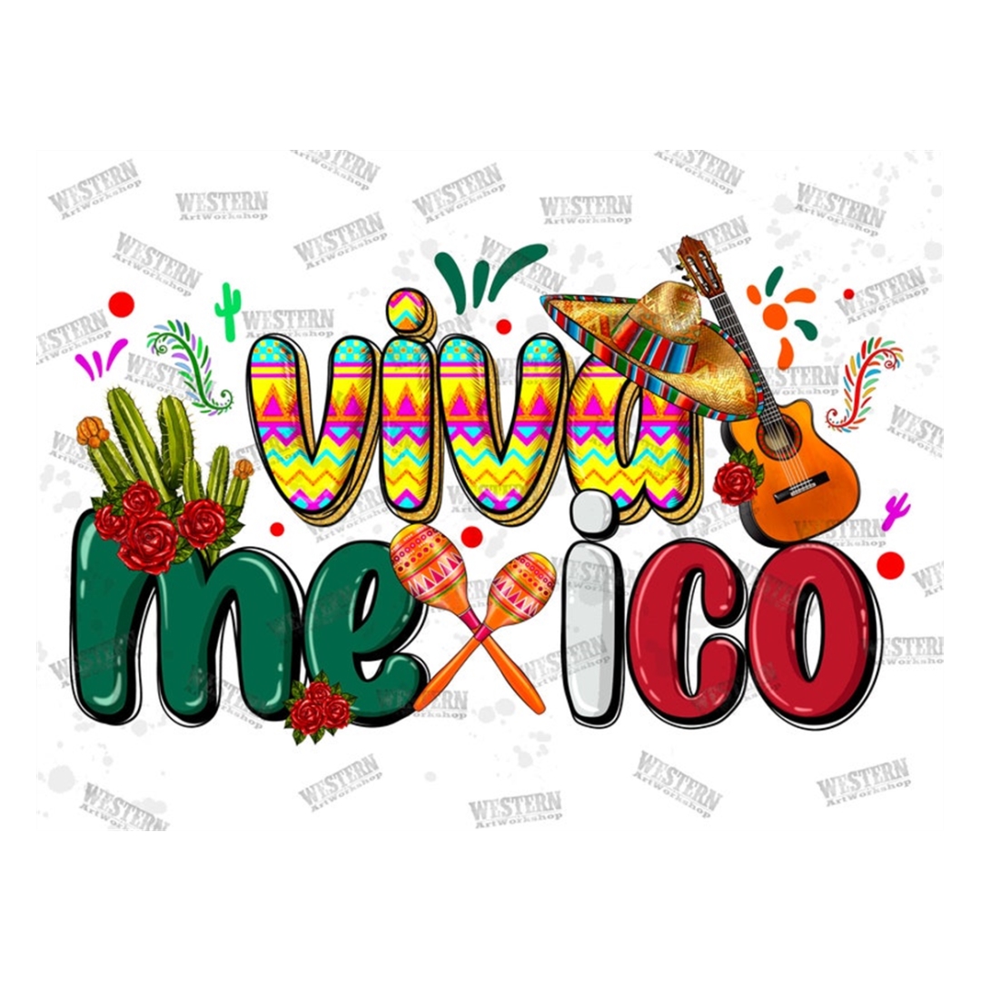 Viva Mexico png sublimation design download, western Mexico | Inspire ...