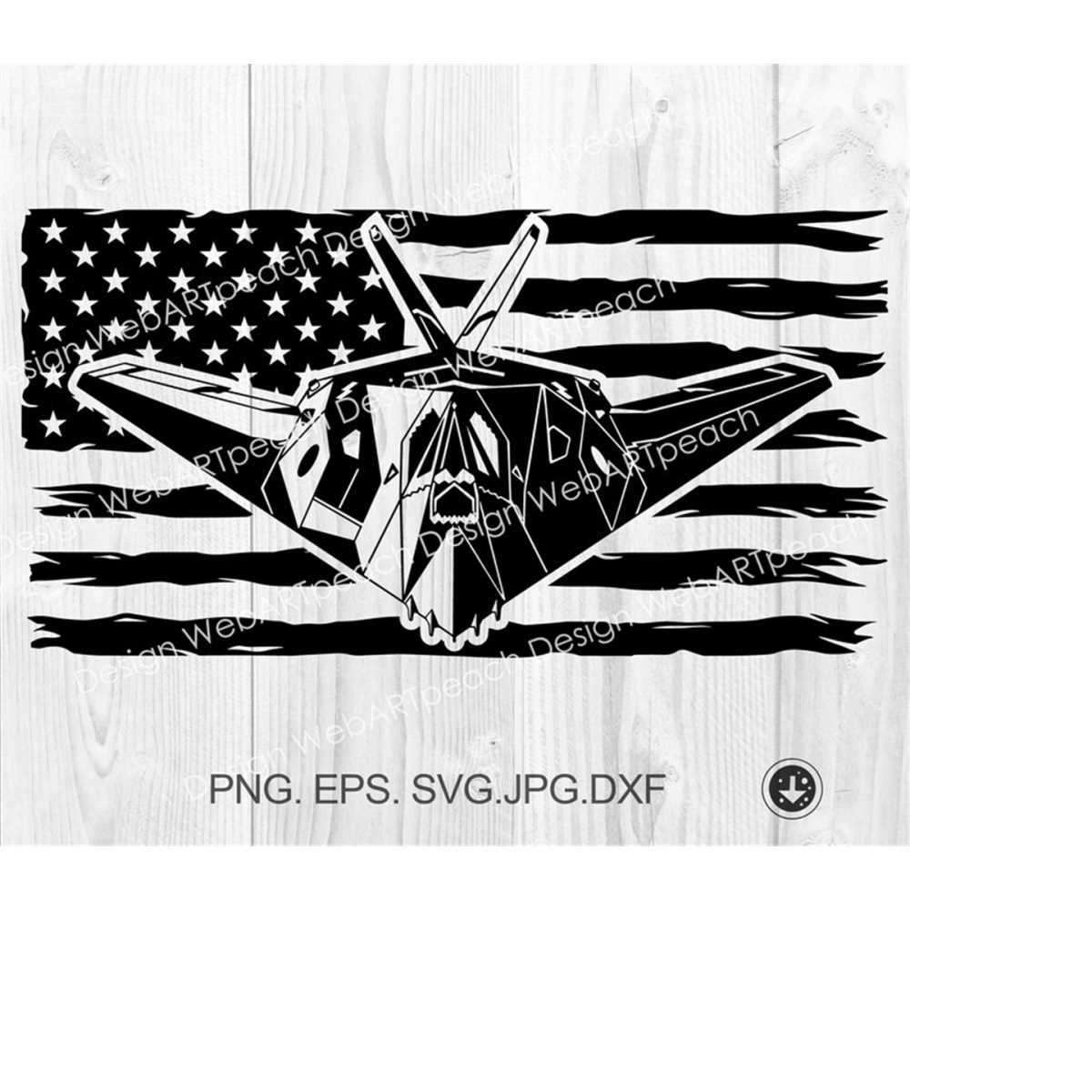 F-117 Nighthawk SVG ,American flag F-117 Military Combat Air | Inspire ...