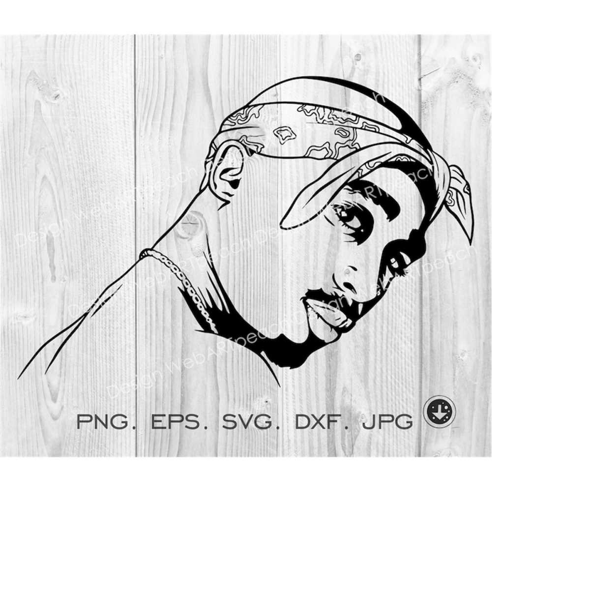 2PAC svg, Rapper svg, Tupac svg, Tupac Shakur, Tupac Shakur | Inspire ...