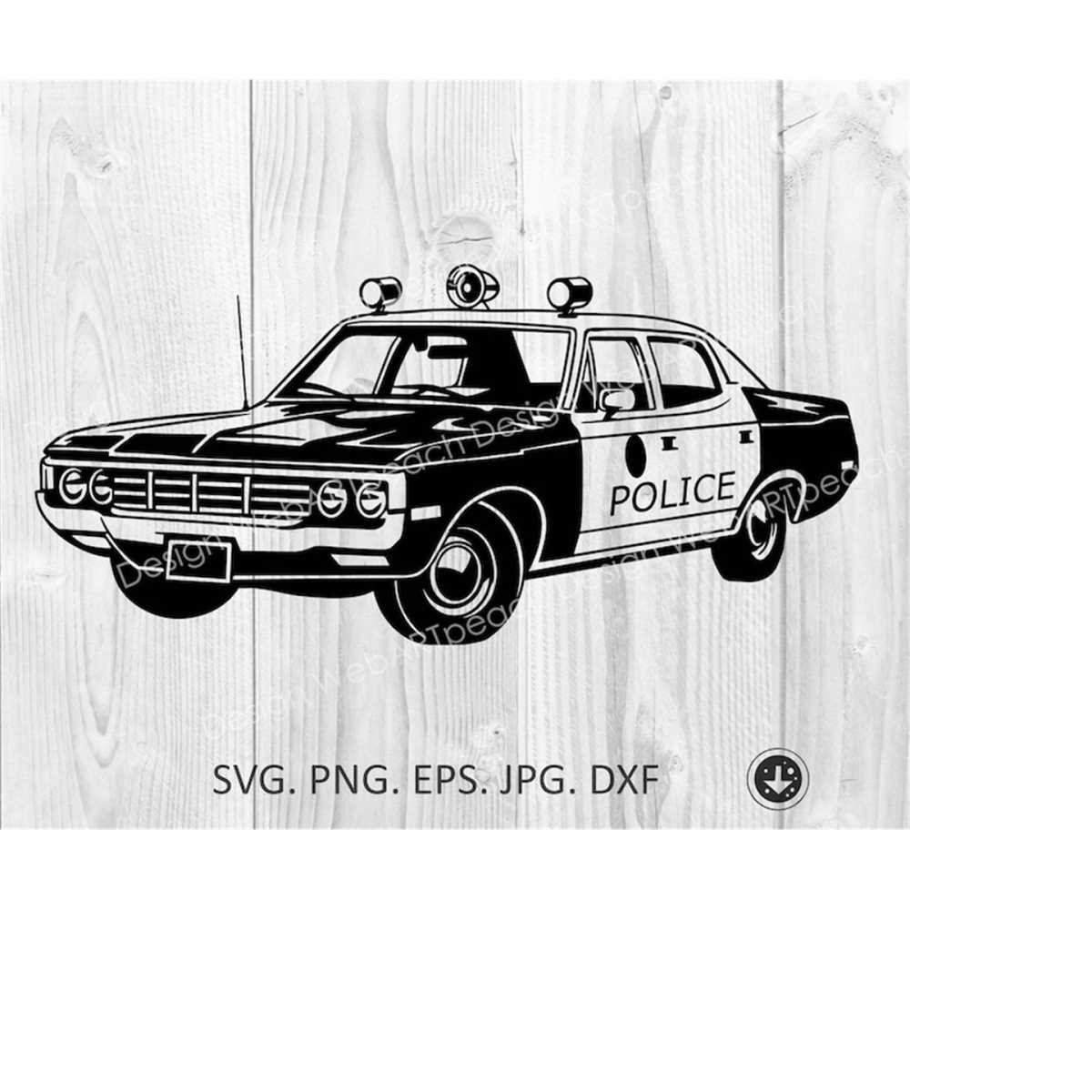Police Car SVG, Police Car retro 90 SVG, Police SVG, Police | Inspire ...