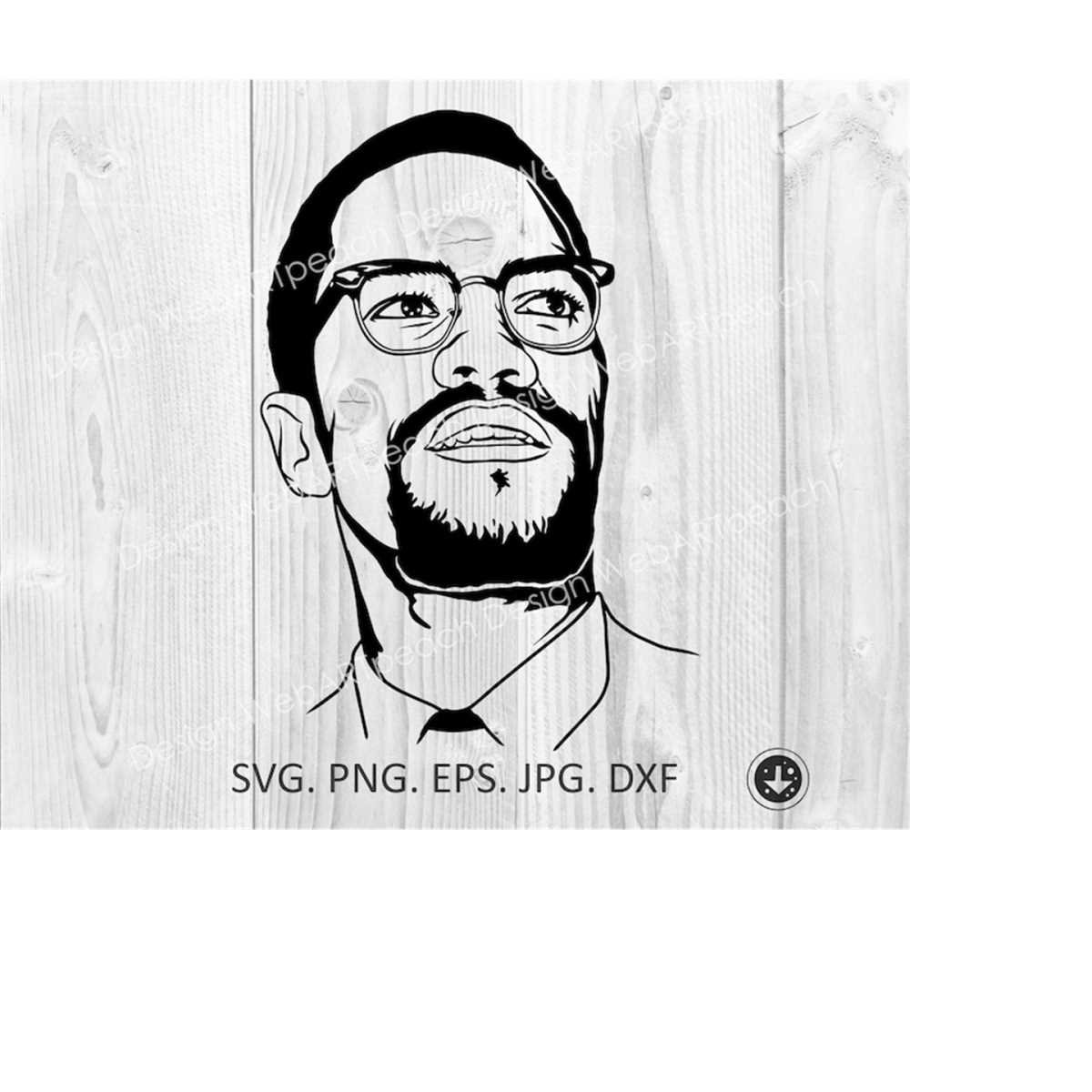 Malcolm X SVG, Malcolm X Fist SVG,Dxf, Png Black Lives Matte | Inspire ...