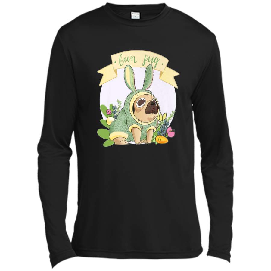 Easter Bunny BUN PUG Dog Lovers Easter Egg Hunting Cute Tees | Inspire ...