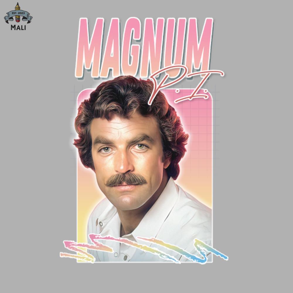 Magnum PI Retro 80s Aesthetic Design Sublimation PNG Downlo - Inspire ...