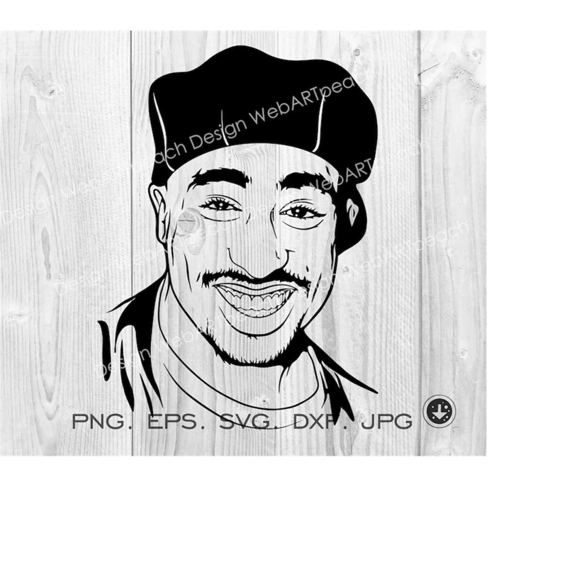 2PAC svg, Rapper svg, Tupac svg, Tupac Shakur, Tupac Shakur - Inspire ...
