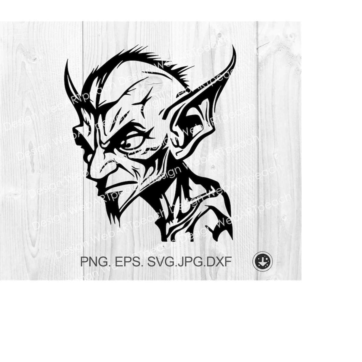 Evil goblin svg, angry elf svg png Goblin SVG, Dungeons Drag | Inspire ...
