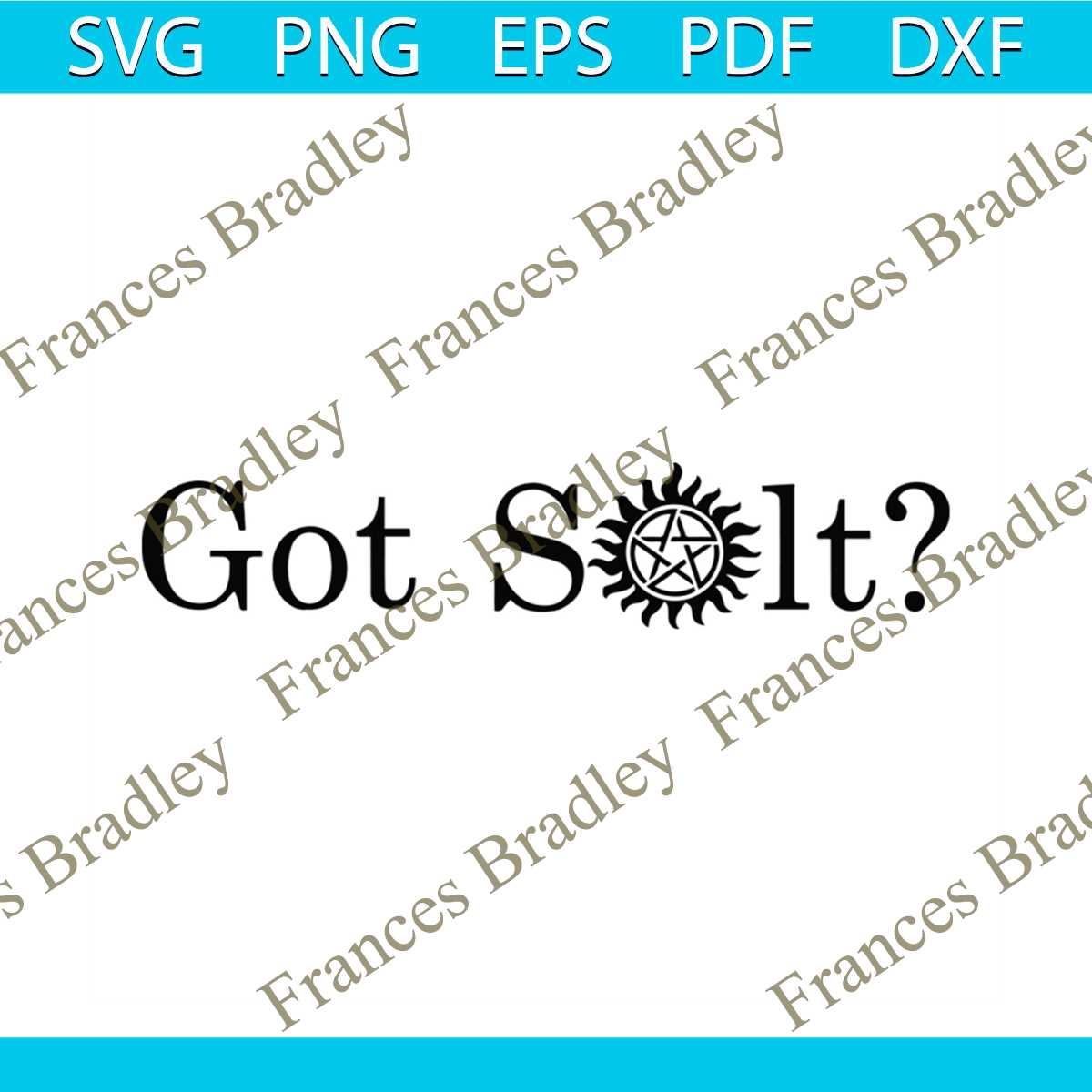 Got Salt Supernatural svg | Inspire Uplift