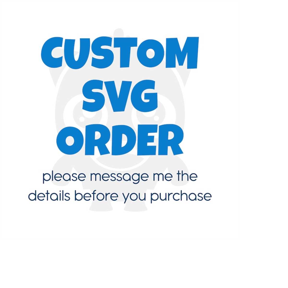Custom Svg Order -Please message me the details before you p - Inspire ...